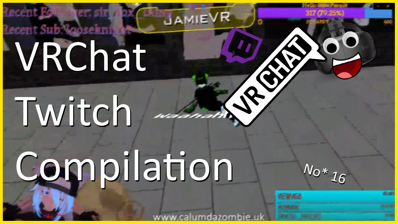 VRChat Twith Compilation 16, Freezing Avatar's, Laser Tag, And More ...