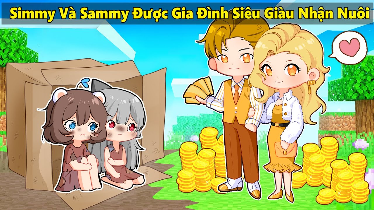 Mèo Simmy Và Sammy Chị Em Nghèo Khổ Được Gia Đình SIÊU GIÀU CÓ Nhận ...