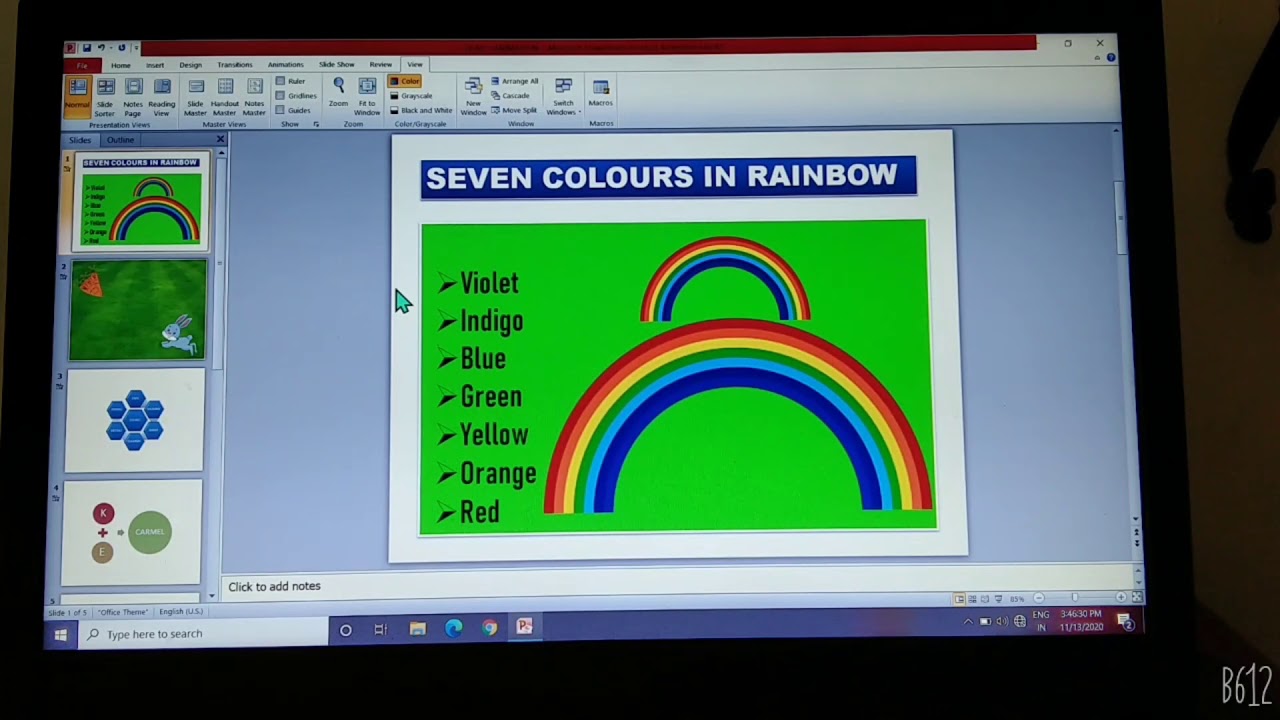 Views in MS Powerpoint | Normal view | Slide Sorter View | Notes page ...