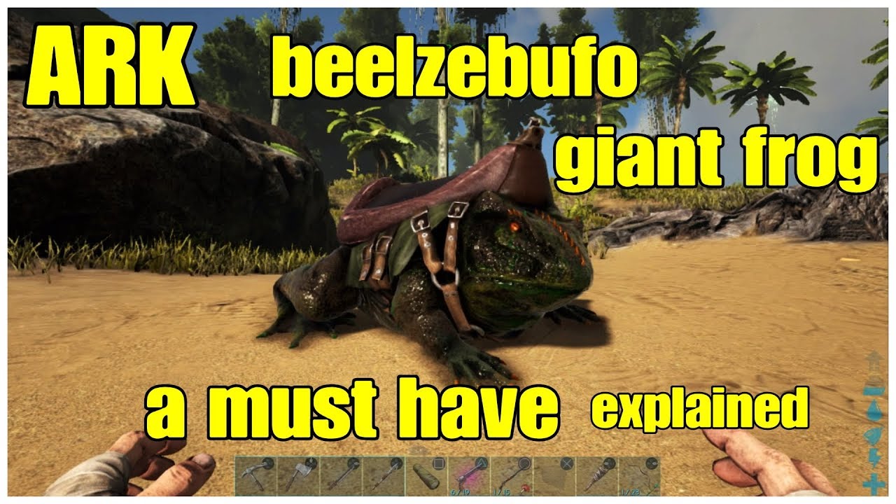 ARK Beelzebufo Giant Frog is a Must Have - YouTube