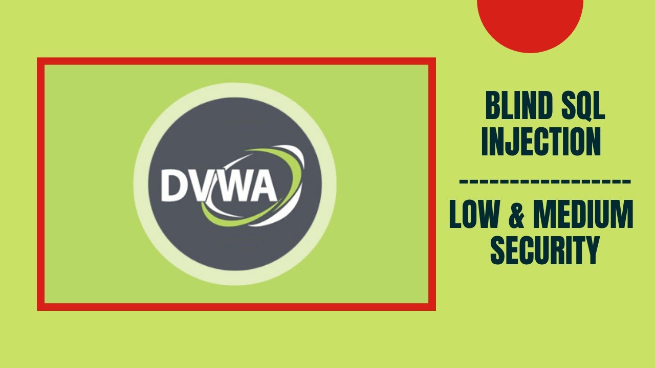 DVWA Blind Sql Injection | Low & Medium Security - YouTube