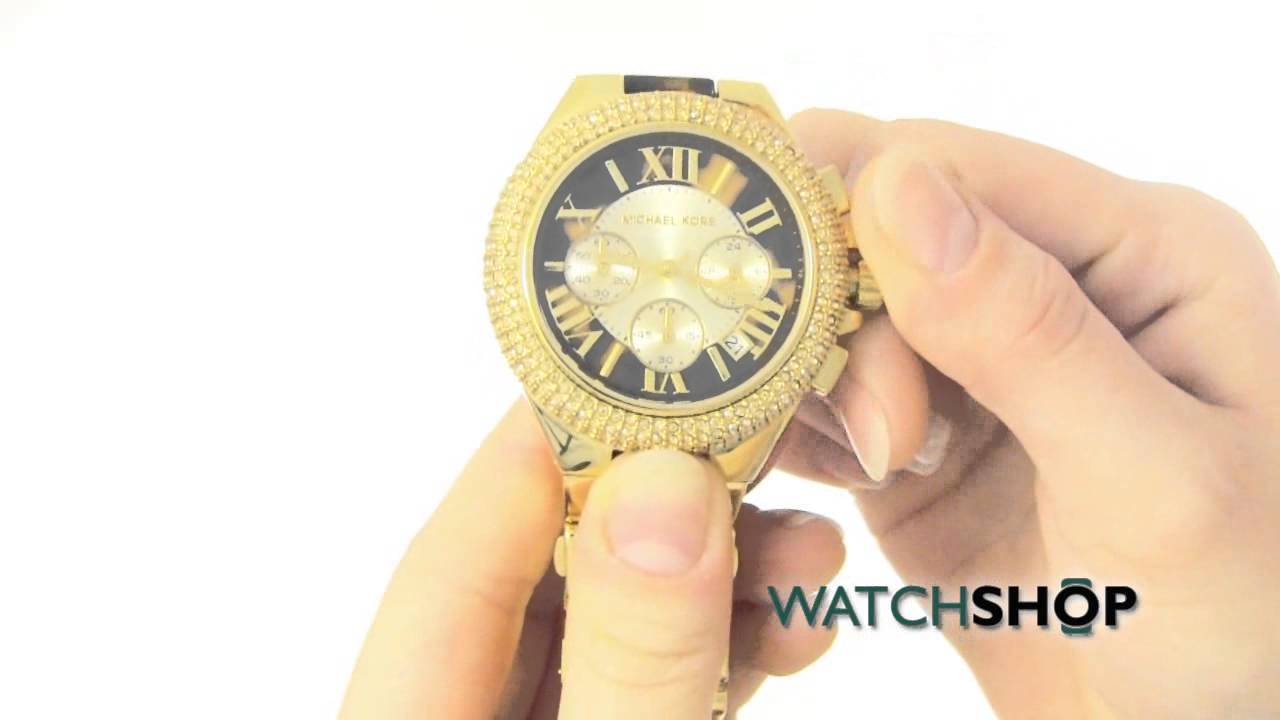 Michael Kors Ladies' Chronograph Watch(MK5901) - YouTube