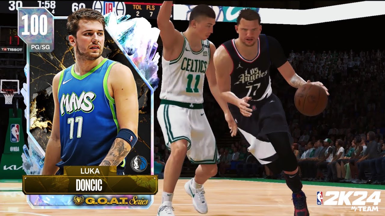 100 OVERALL LUKA DONCIC Gameplay in NBA2K24 MyTeam | ABE Gaming - YouTube