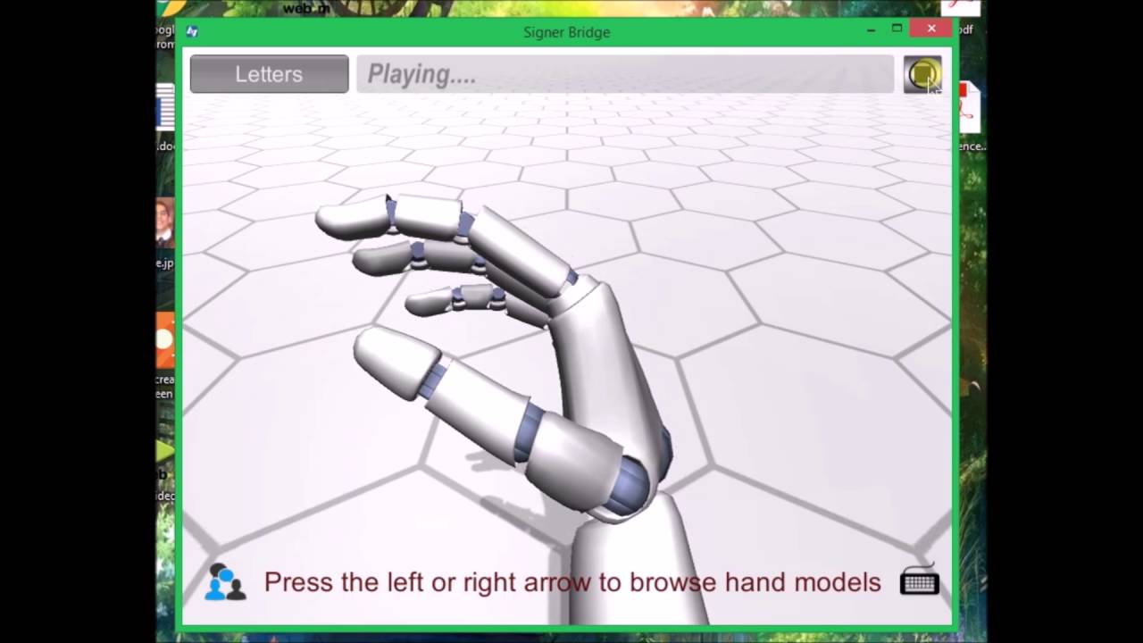 Signer Bridge (New Sign Language Translator App. ) - YouTube