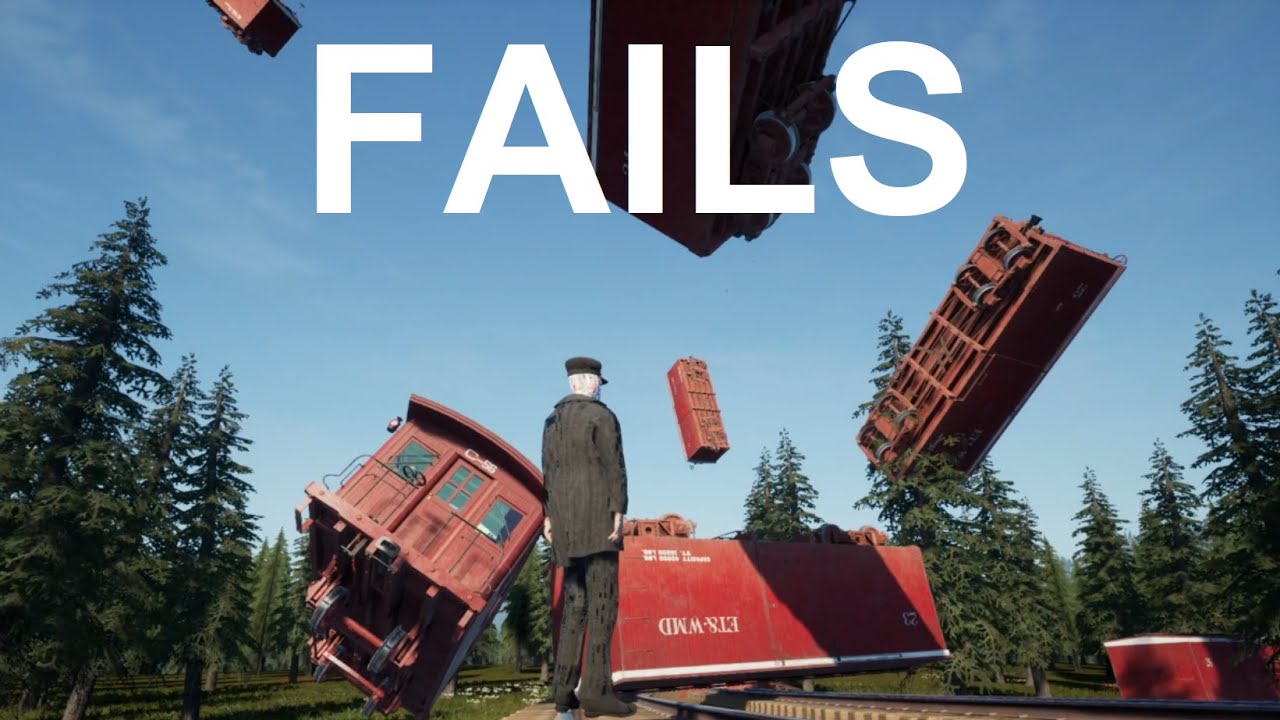 3 Minutes of FAILS in Railroads Online! (Part 10) - YouTube