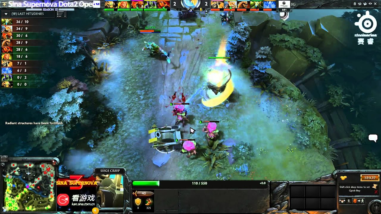 Sina Cup S3 - iG vs CNB game 2 - YouTube