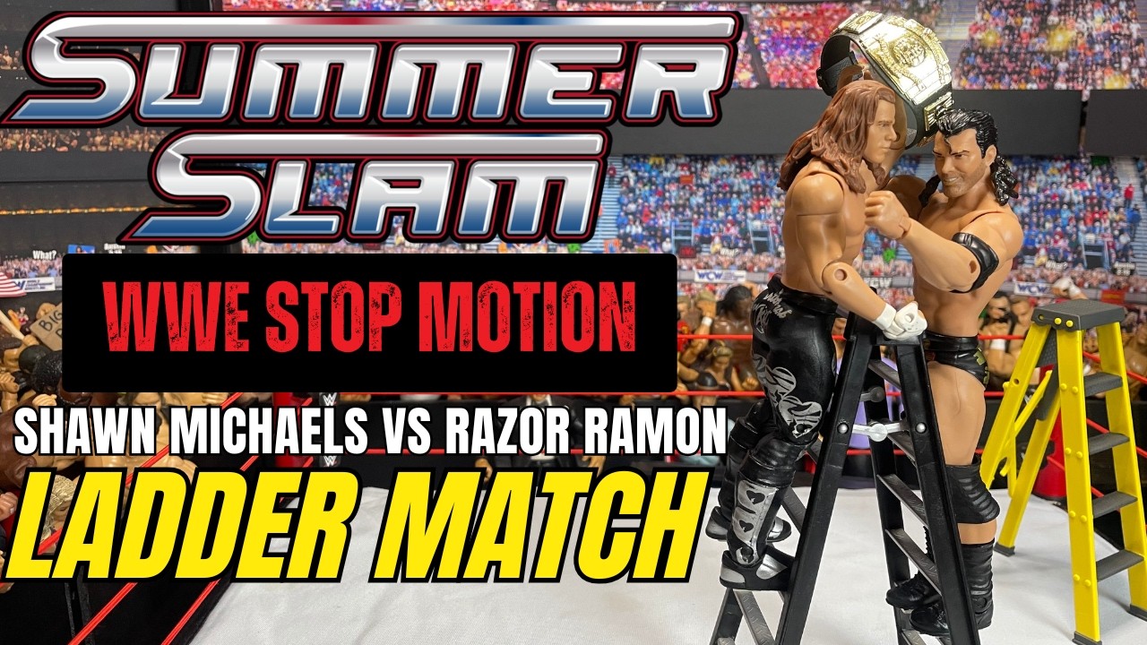 Shawn Michaels vs Razor Ramon Ladder Match ⚡ SummerSlam Classic (stop ...