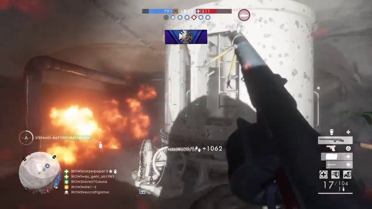 Battlefield 1 Wir hocken in unseren Bunker mit genug Munition und ...