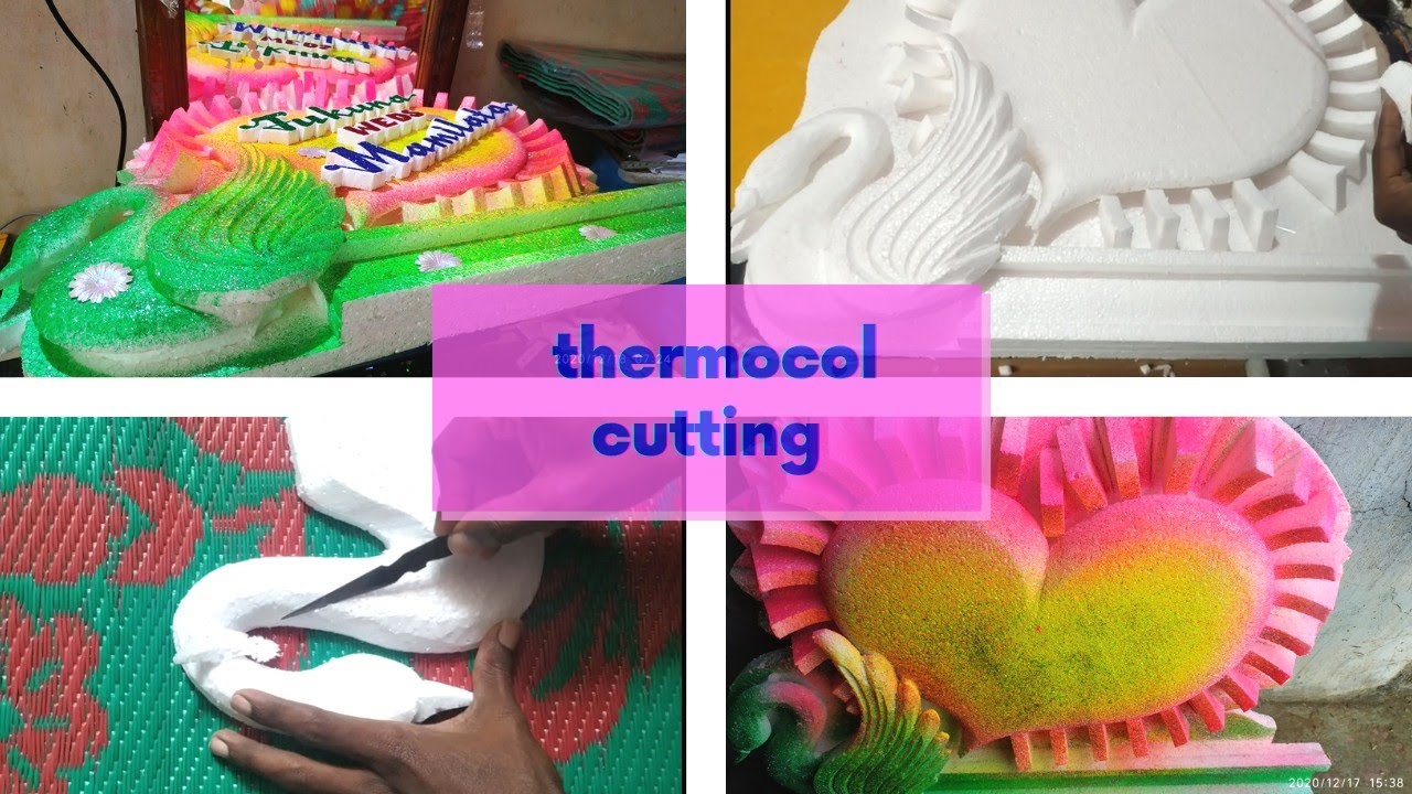 #2 wedding artwork || thermocol artwork || marriage thermocol design ...