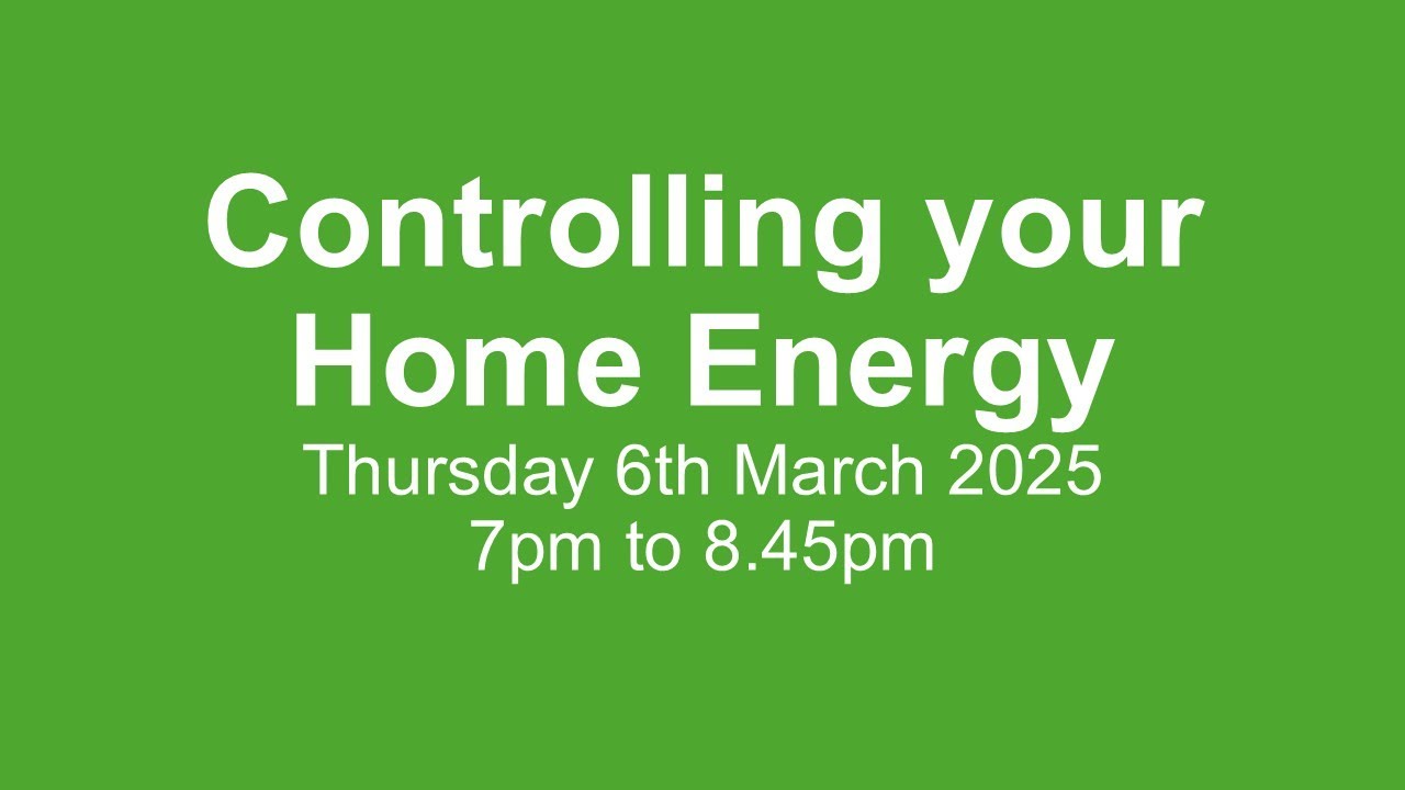 Controlling You Home Energy Zoom Meeting Recording - YouTube