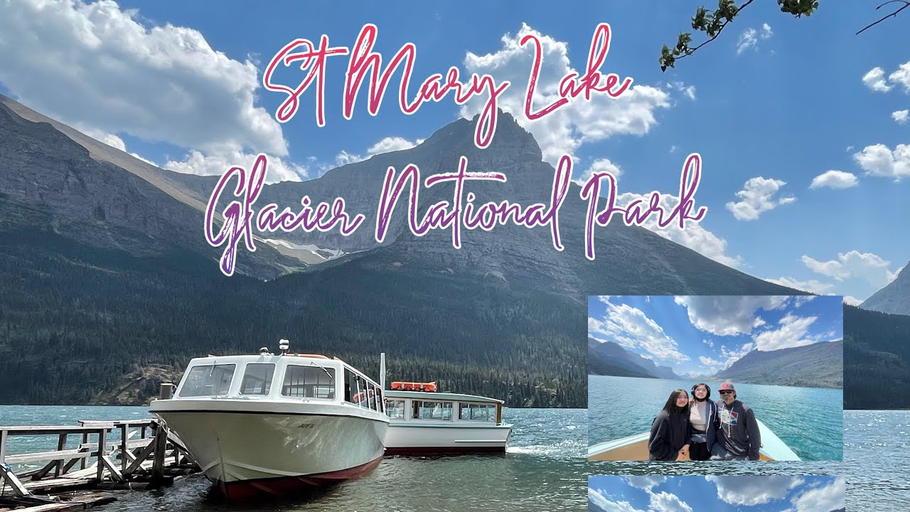 Scenic boat cruise at St Mary Lake - Glacier National Park - YouTube