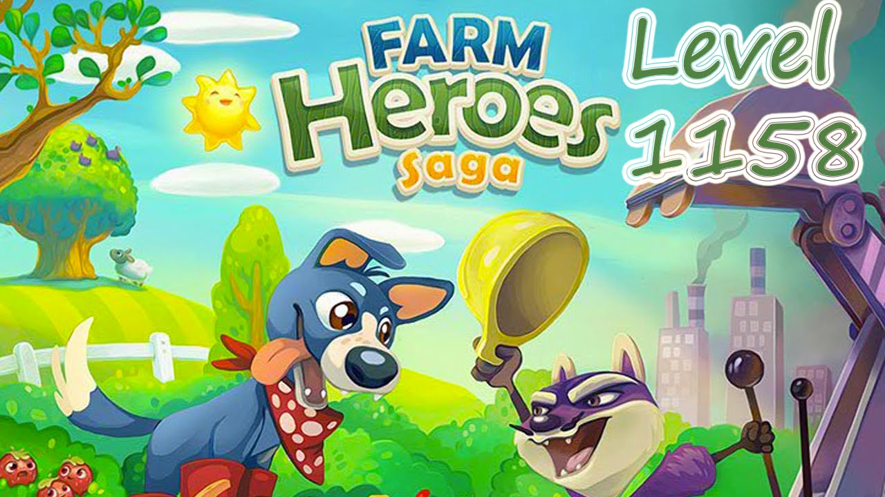 Farm Heroes Saga Level 1158 - YouTube