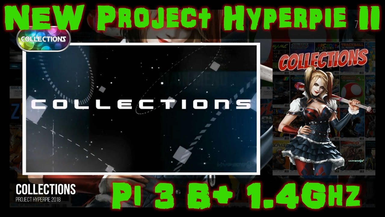 HyperPie V.2 For Raspberry Pi B+ 1.4Ghz Attract Mode Overview - YouTube