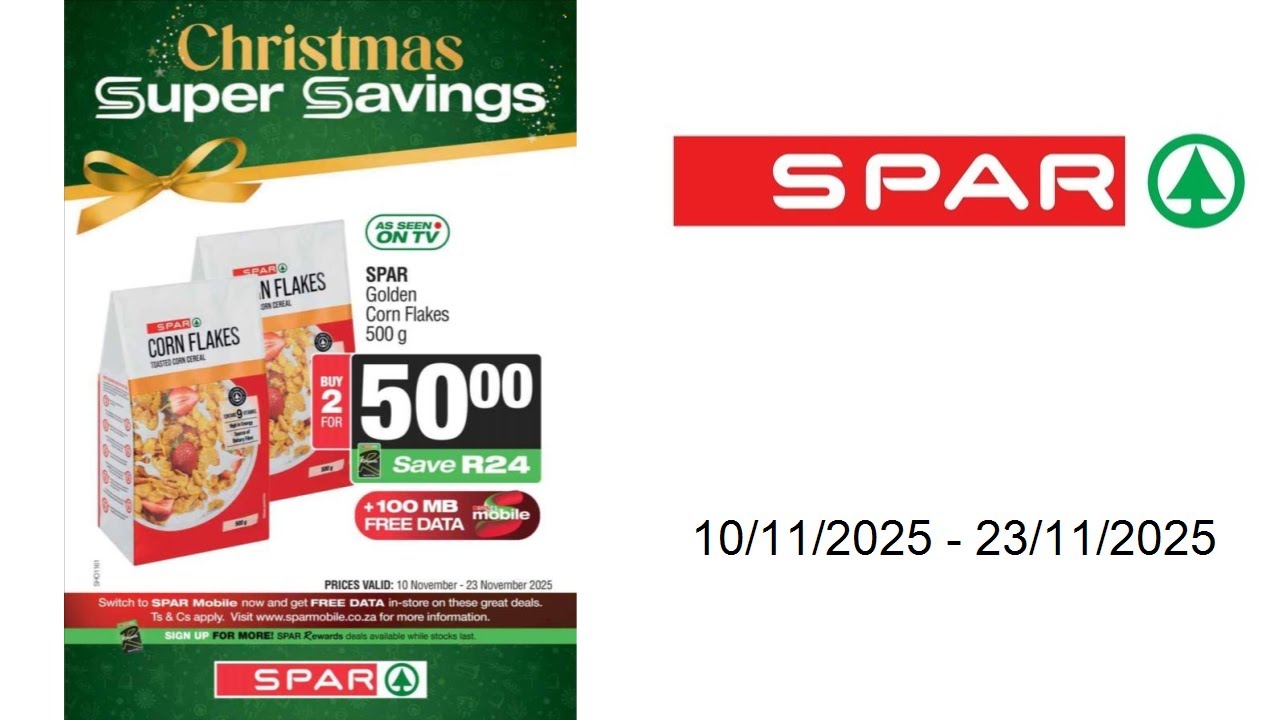 SPAR specials - National Leaflet - 10/11/2025 - 23/11/2025 - YouTube
