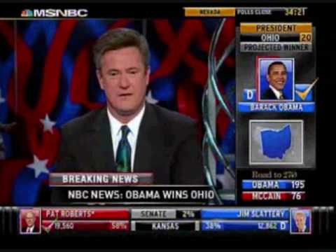 Election Night 2008 | Obama Wins Ohio - YouTube