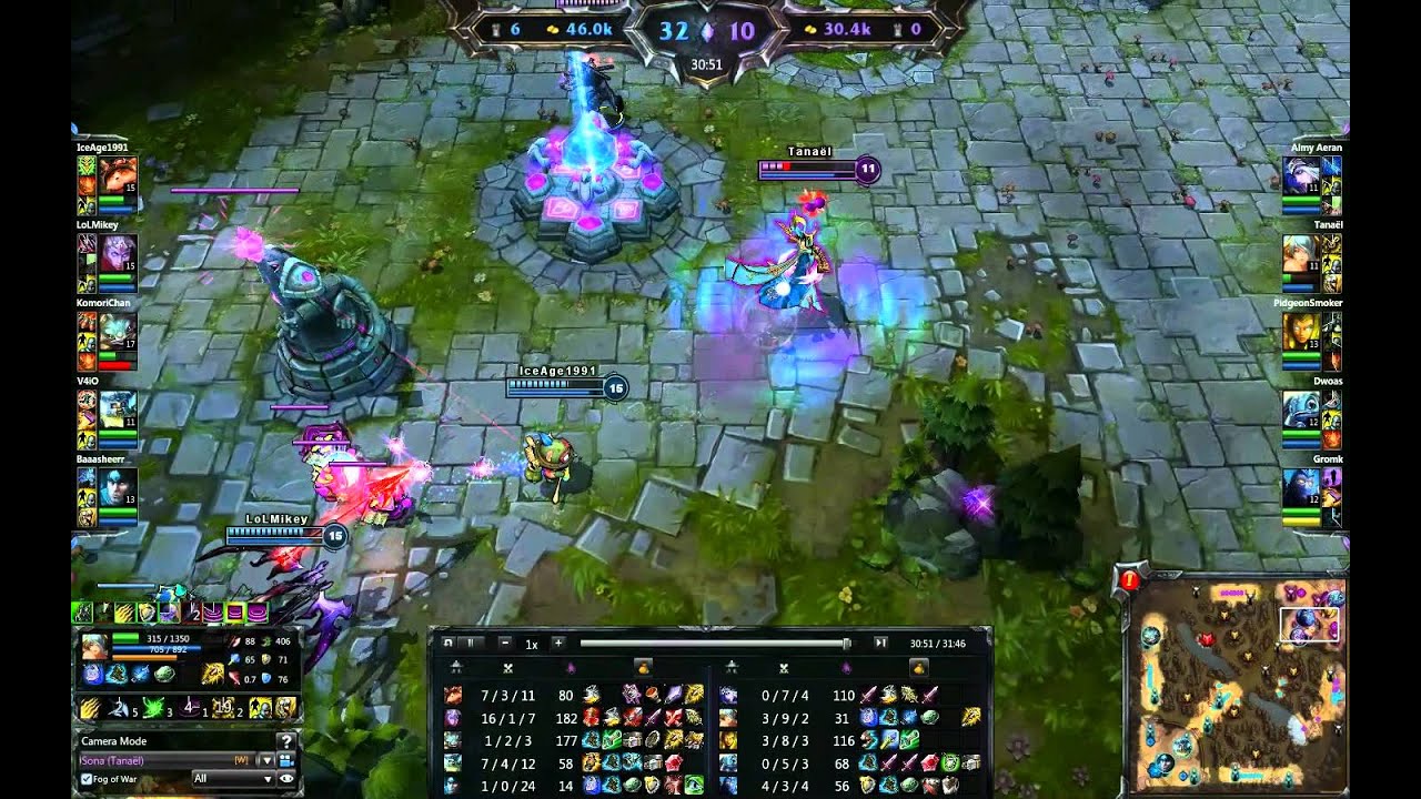 Sona skill shot 2 - YouTube