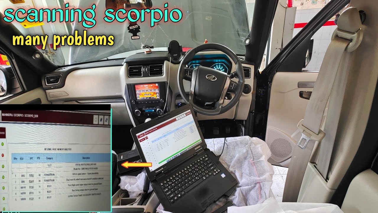how to scan scorpio bs6...?? many problems detected - YouTube