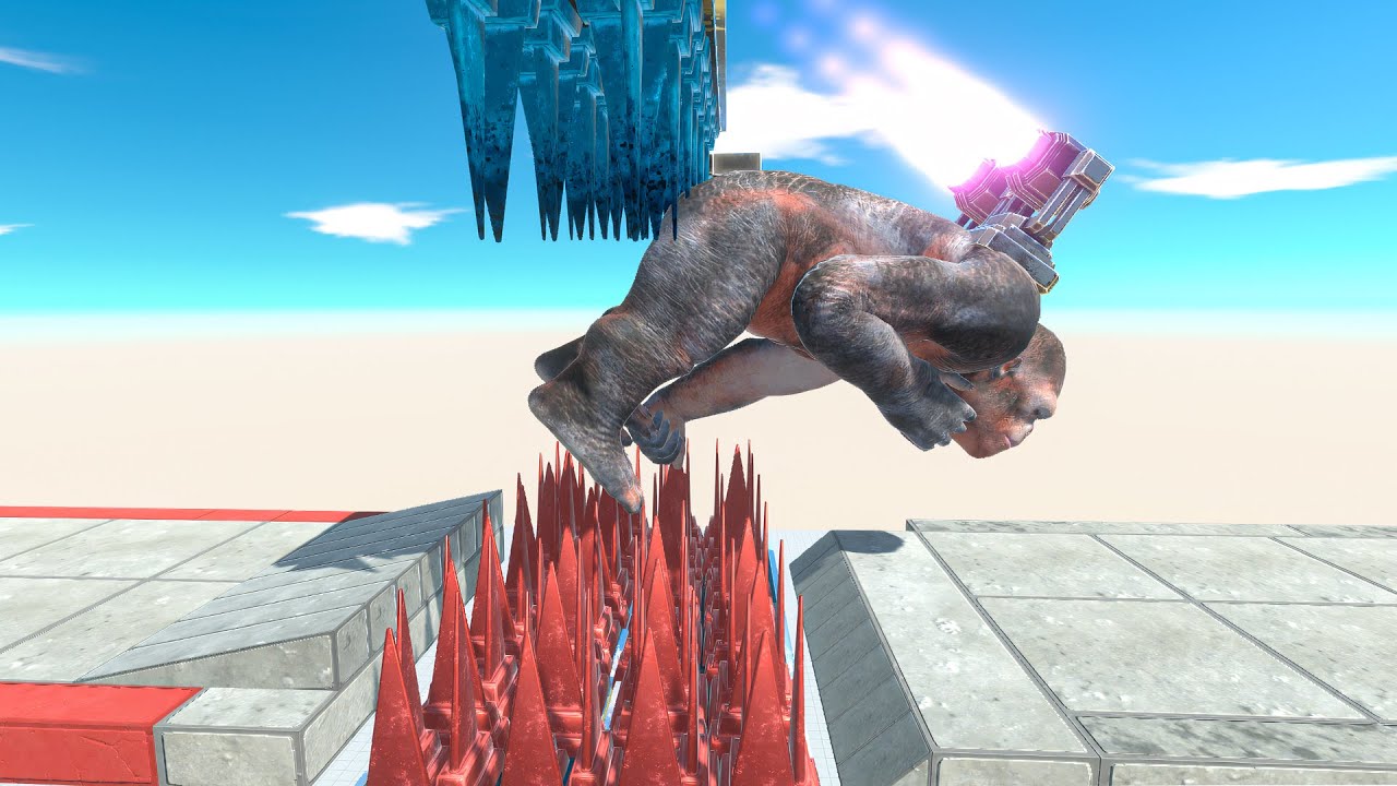 Hard And Deadly Trap Vs Mutant Primates With Jet Engines - Animal ...
