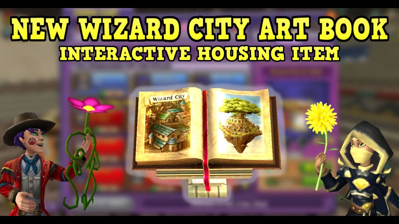 Wizard101 : NEW WIZARD CITY ART BOOK - YouTube