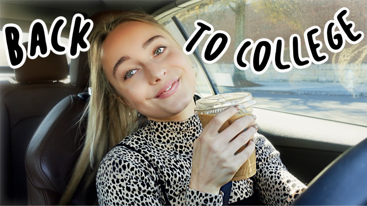 First Day Back To College Vlog Freshman Year Youtube