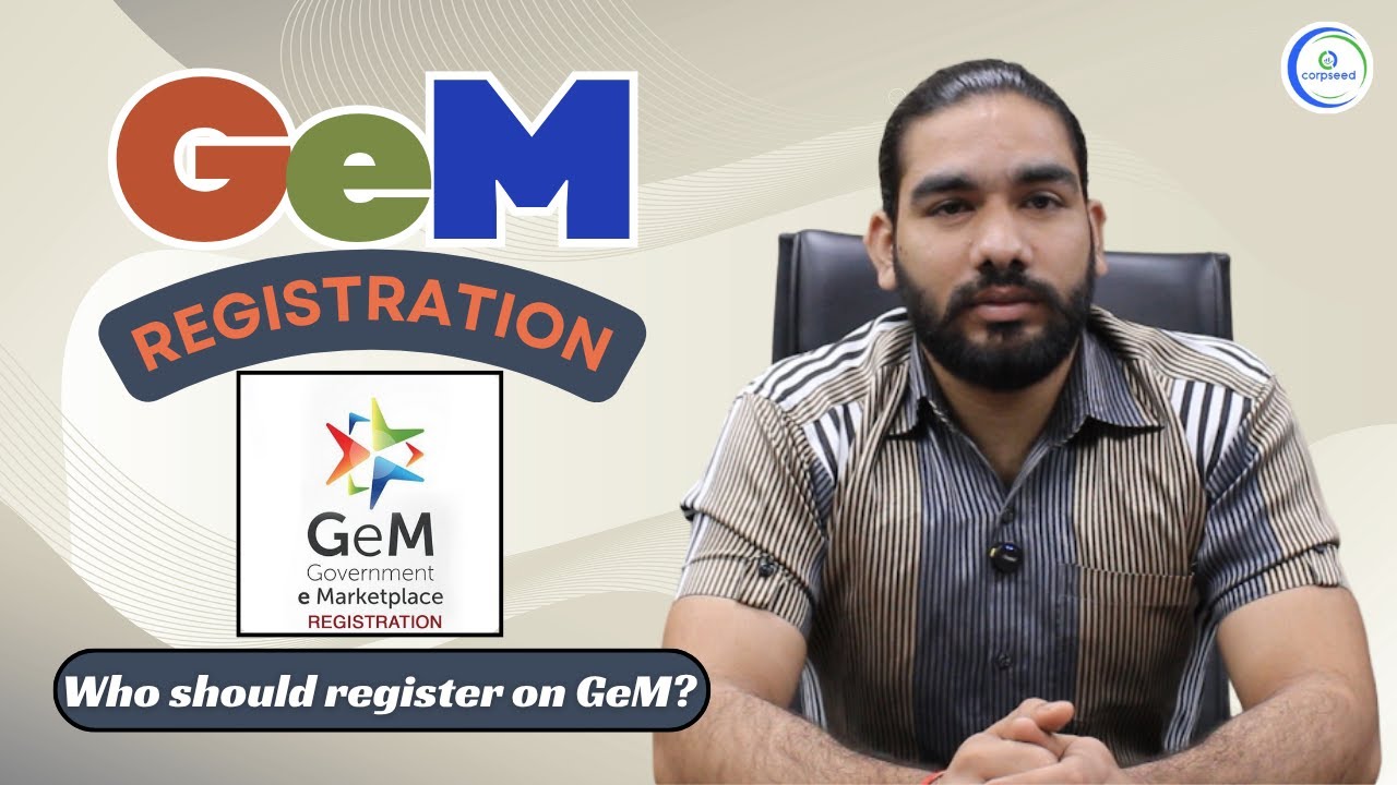How to Register on GEM Portal | Registration Process | Benefits | Login ...