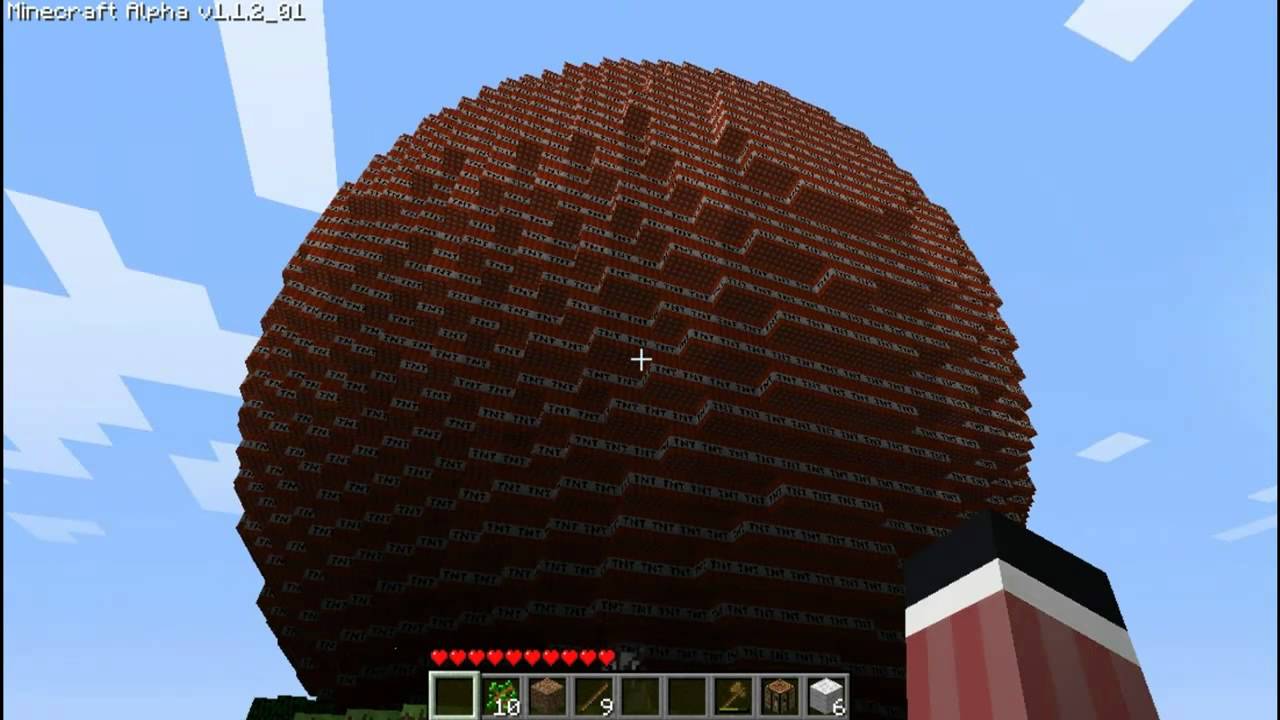 Minecraft - Big Ball of TNT - YouTube