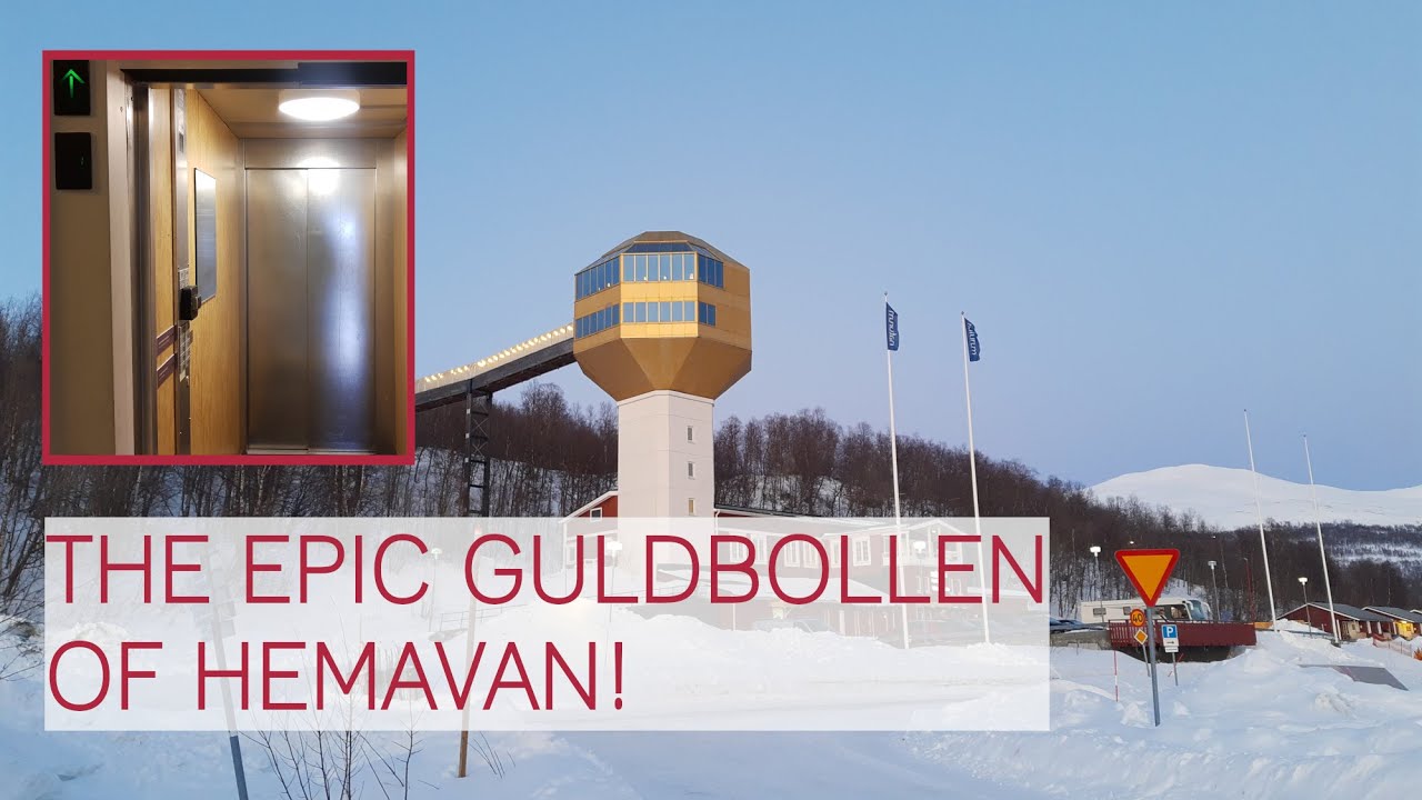 Epic original 1989 OTIS elevator at the Guldbollen of Hemavan, Sweden ...