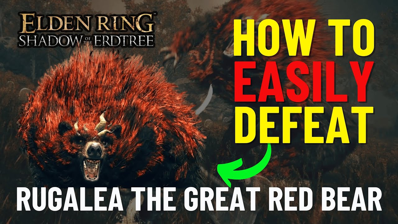 DO NOT CHEESE RUGALEA DO THIS INSTEAD - How to beat Rugalea the Great Red Bear - Elden Ring ...