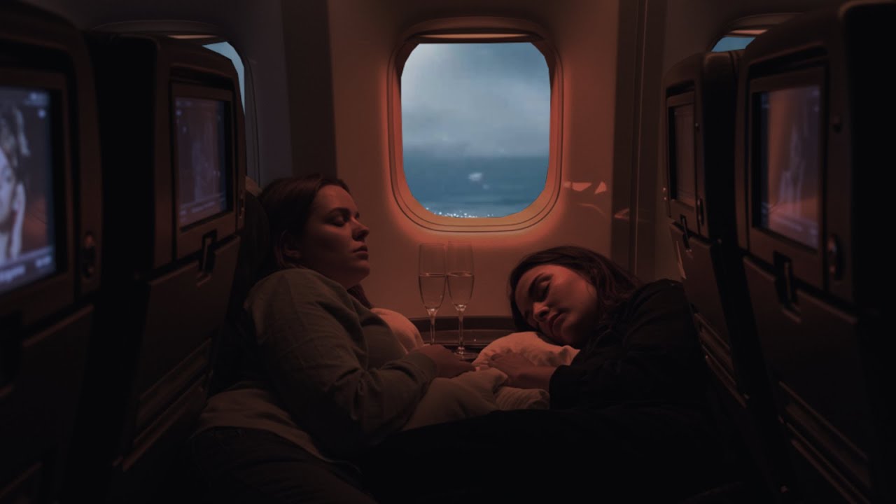 Soothing Blizzard Flight Ambience with Jet Engine | Luxury Cabin ...