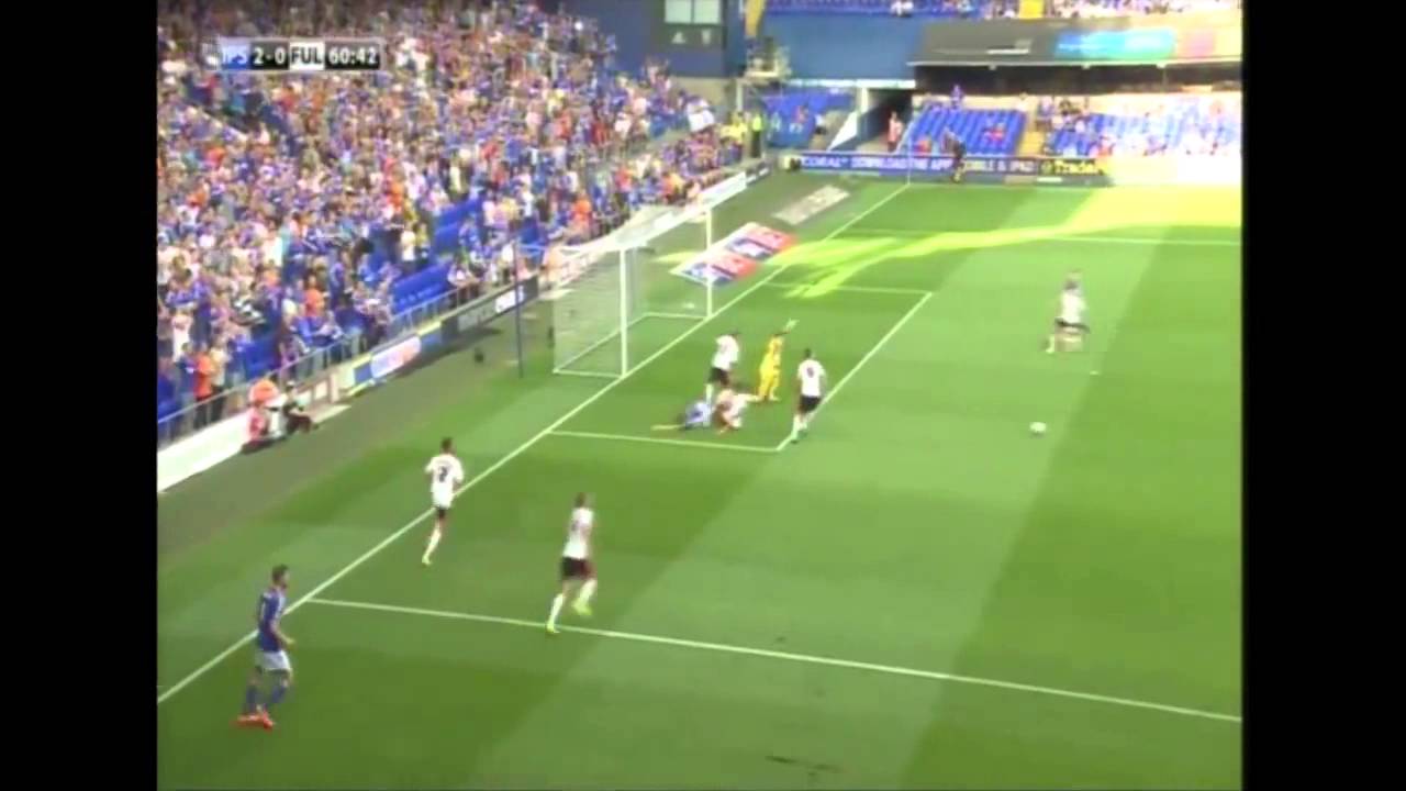The Goals Ipswich v Fulham - YouTube