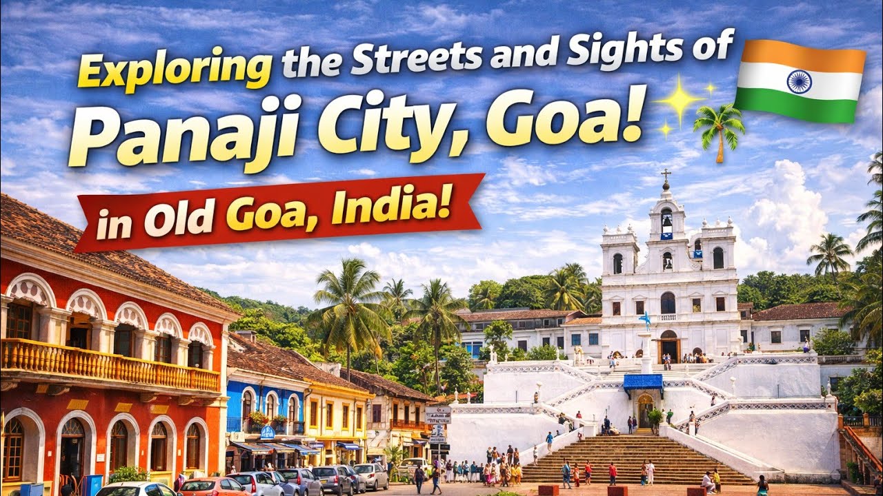 "Exploring the Streets and Sights of Panaji City,Goa!🇮🇳🌴" - YouTube