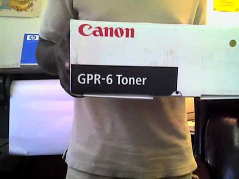 CANON GPR-6 TONER - YouTube