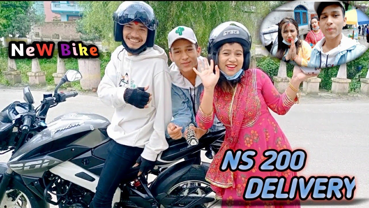 FINALLY NEW BIKE NS200🎊🎉 || Grey NS200 || Bhadhrakali puja🙏 || Bhaves ...