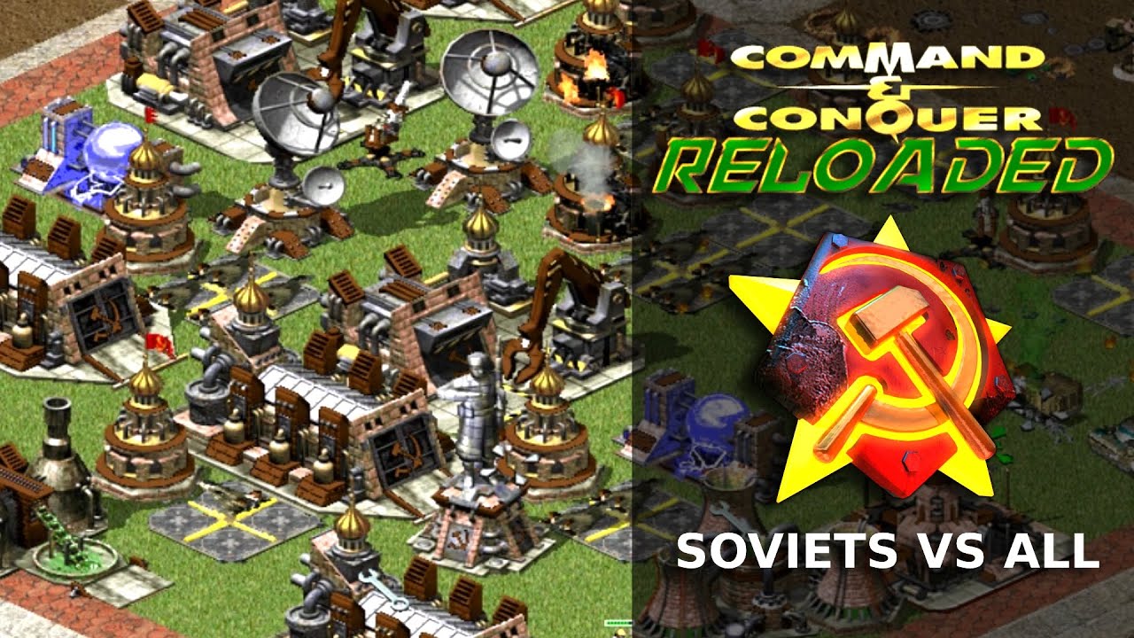 Command and Conquer Reloaded | The Soviets Fortress | (6 vs 1) - YouTube