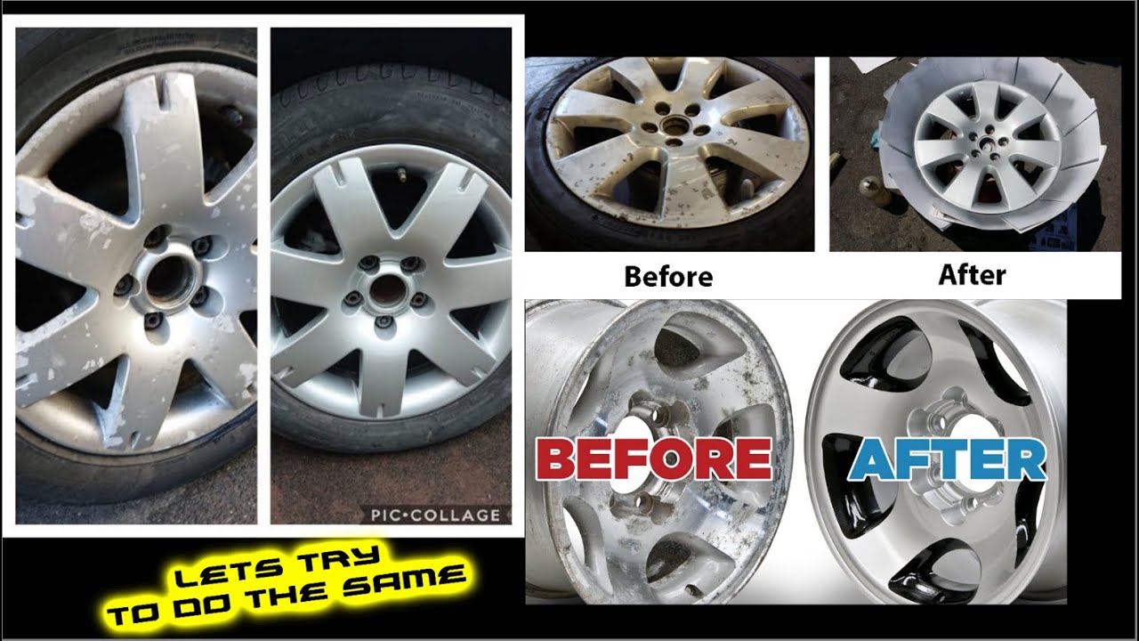 Wheel Restoration || How To Repair Wheels And Paint - YouTube