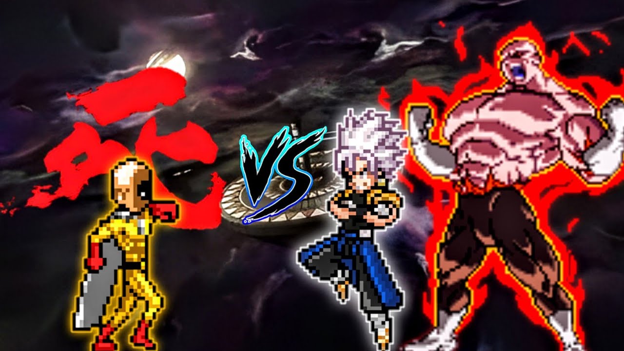 Saitama The Bald Destroyed OP VS Gogetto MUI OP & Jiren V2 OP (AF ...