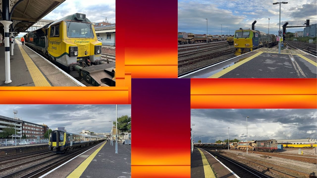Planes And Trains In Eastleigh 26/09/2024 Including 08511 66131 DR98972 ...