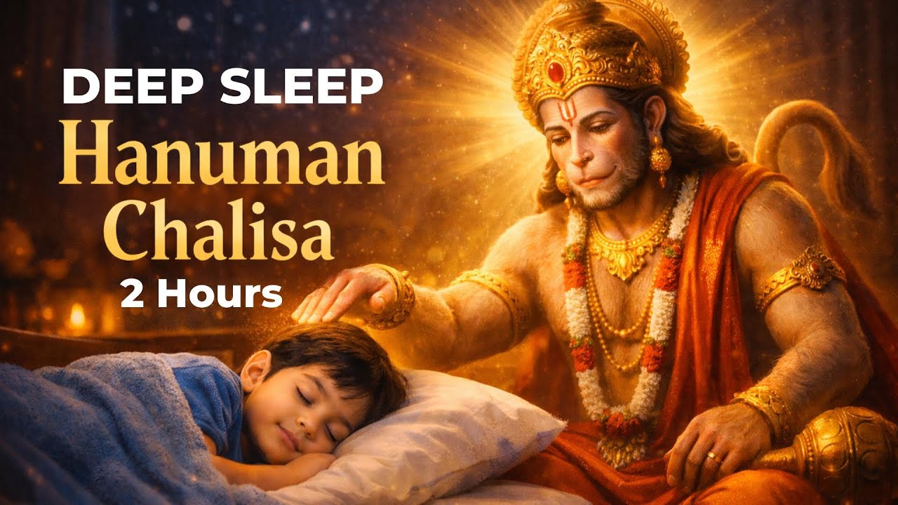 Hanuman Chalisa for Deep Sleep & Protection Every Night | Soft Hanuman ...