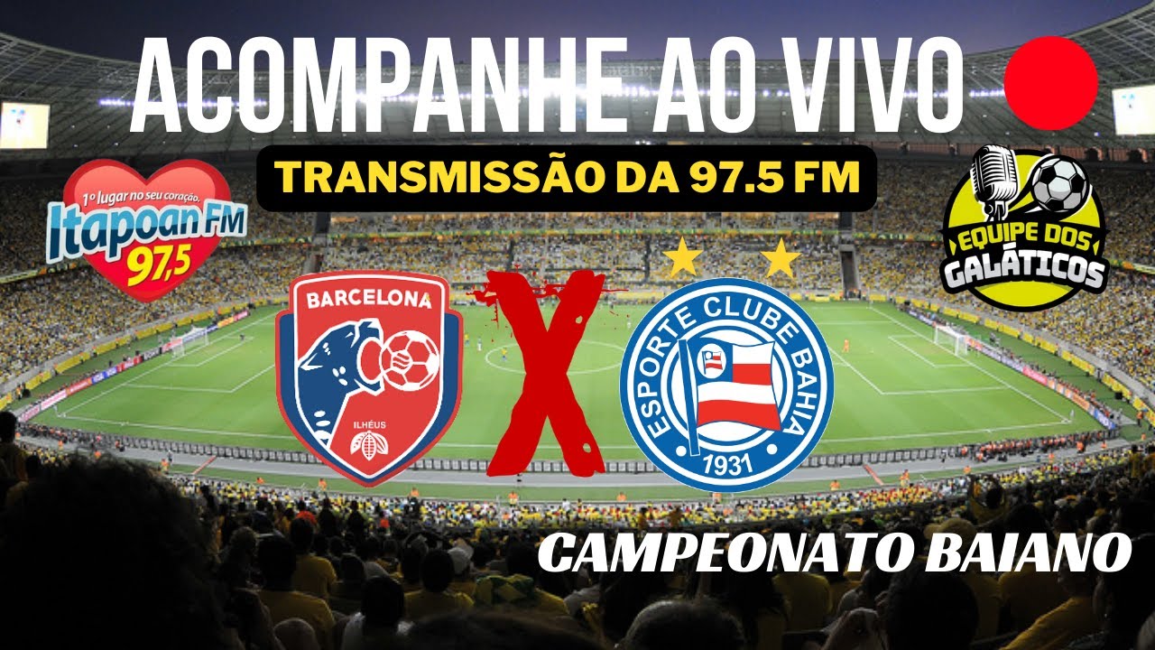 AO VIVO: BARCELONA 1X2 BAHIA (01/02/23) - YouTube