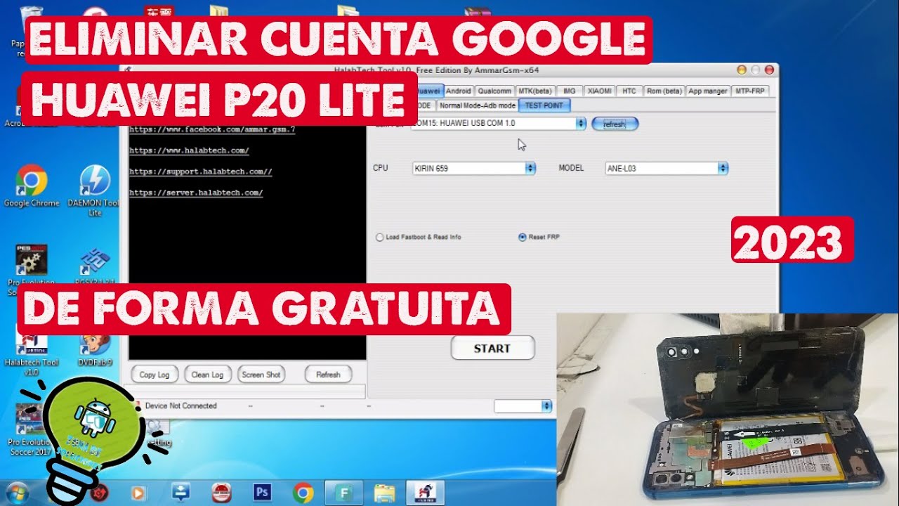 ELIMINAR CUENTA GOOGLE DE HUAWEI P20 LITE (TEST POINT) 2025 - YouTube