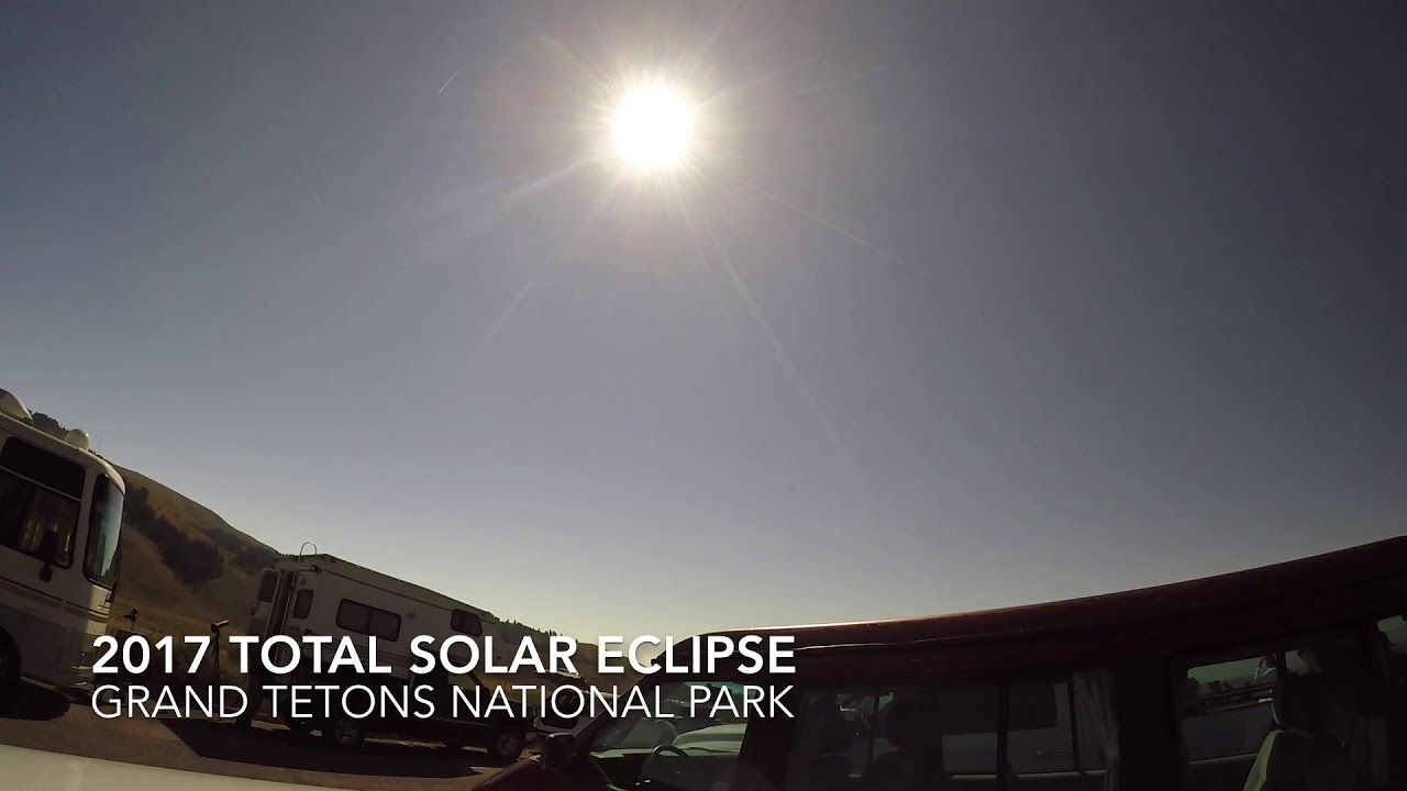 2017 Total Solar Eclipse in Grand Tetons National Park - YouTube