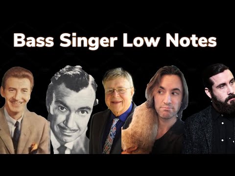 Bass singer low notes - YouTube