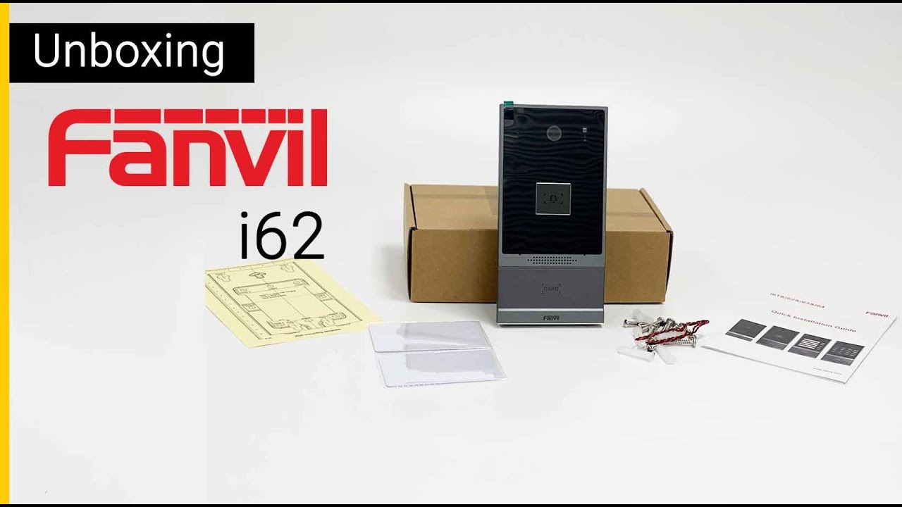 Fanvil i62 SIP Video Door Phone Unboxing - YouTube