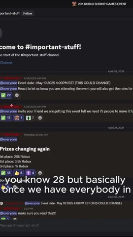 20K ROBUX EVENT #shrimpgames #robux #plsdonate #giveawayyy - YouTube