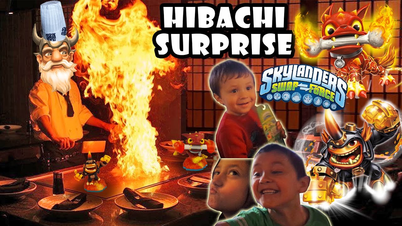 Fryno & Fire Bone Hot Dog Surprise @ Hibachi Restaurant (Skylanders ...