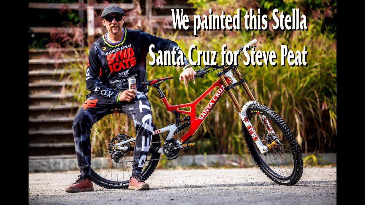 Custom painted Stella Artois inspired Santa Cruz - YouTube