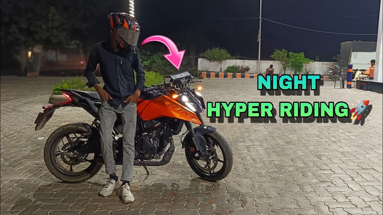 KTM DUKE NIGHT HYPER RIDING🚀 || ktm duke 250 gen 3 hyper ride - YouTube