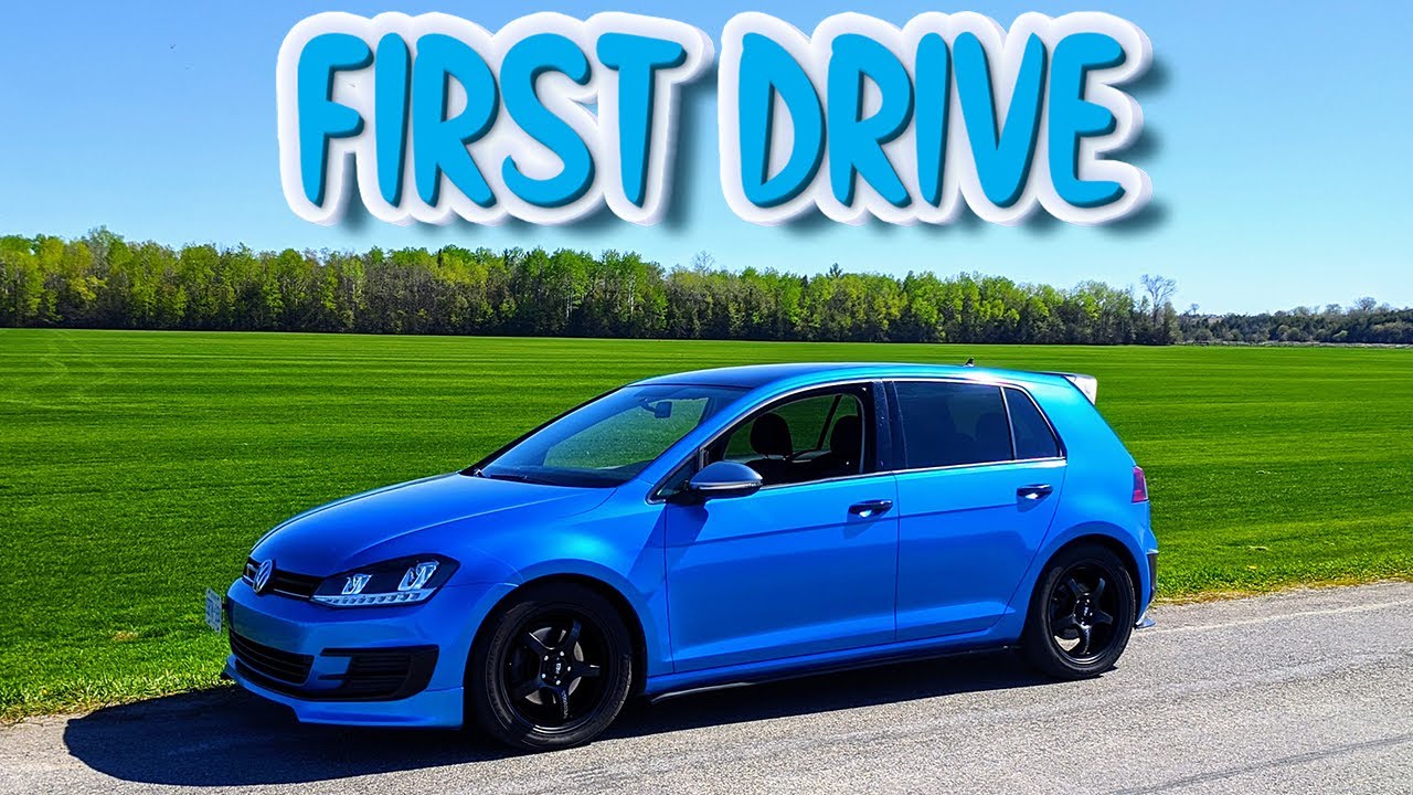 My First Drive This Year - Modified MK7 Golf - YouTube