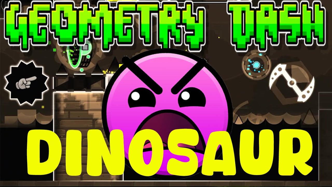 Geometry Dash - Dinosaur (Insane level complete) - YouTube