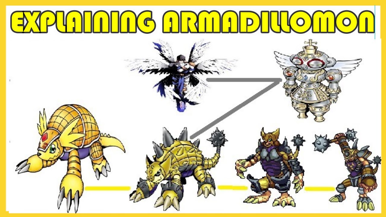 Explaining Digimon Armadillomon Digivolution Line Digimon The Best